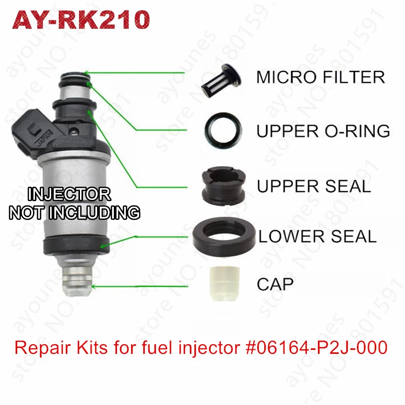 Free Shipping 4sets For Honda Fuel Injector Repair Kits For Parts ...