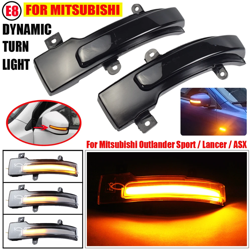 2-Pieces-LED-Dynamic-Turn-Signal-Blinker-Sequential-Side-Mirror-Light ...