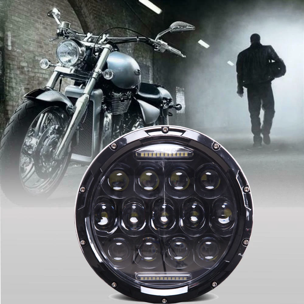 7inch LED Headlight Motorcycle Hi Lo for Harley Duo Glide Electra ...