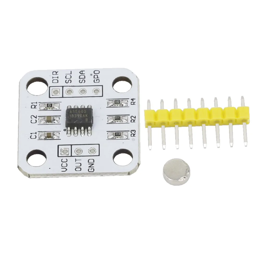 1 pces as5600 encoder magnético sensor de medição de ângulo indução ...