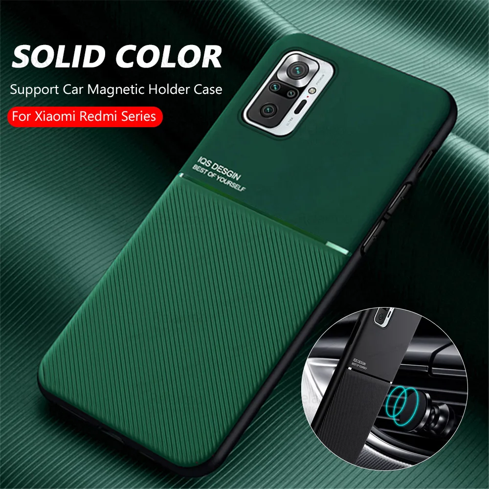 Car Magnetic Holder Case For Xiaomi Redmi Note 10 Pro Redme Not 9S 10S ...