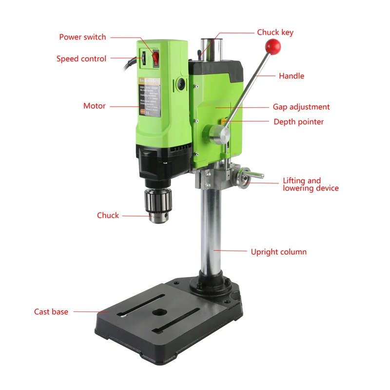 Mini Bench Drill Press Milling Machines Bench Drilling Machine Small ...