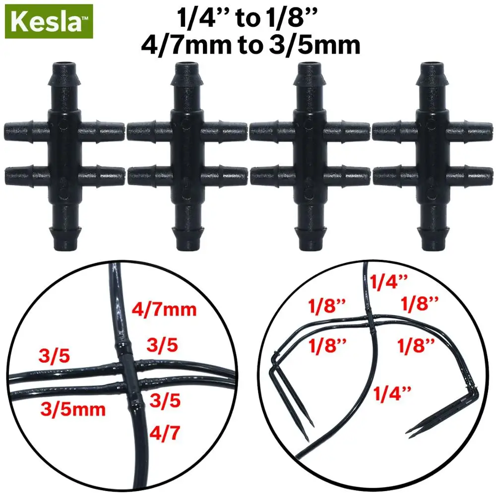 kesla-20pcs-6-way-drip-irrigation-1-4-to-1-8-inch-barbed-connector
