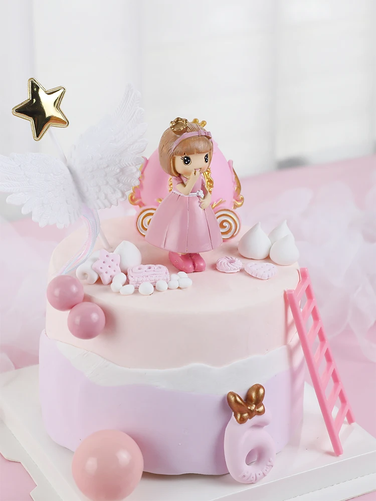 Pink Princess Birthday Cake