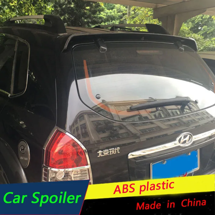 For Hyundai Tucson Spoiler ABS Material Car Rear Wing Primer Trunk ...