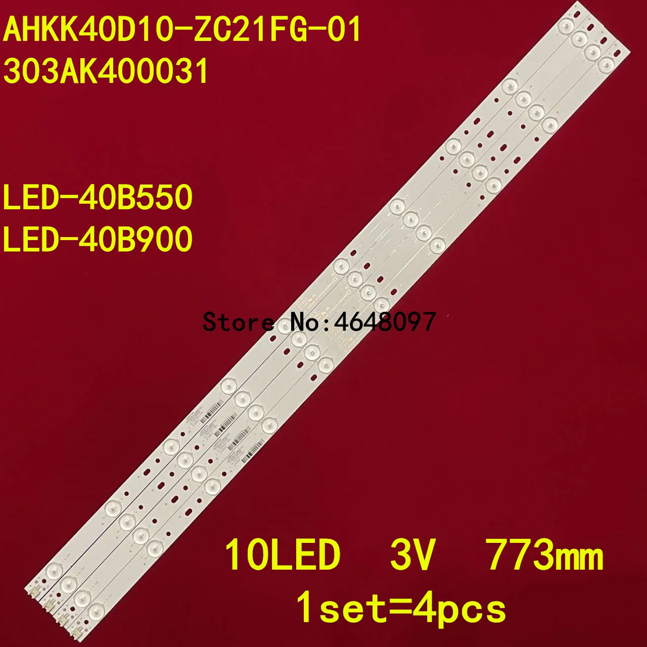 LED 40B550 LED 40B900 라이트 바 LED 백라이트 스트립, 10 램프, 40D, Z8, YCA, K3, G3.4 ...