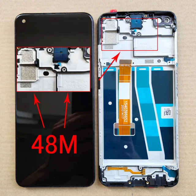 Ricambio Schermo Oppo A52 Con Frame Display LCD Completo Per Oppo A52 ...