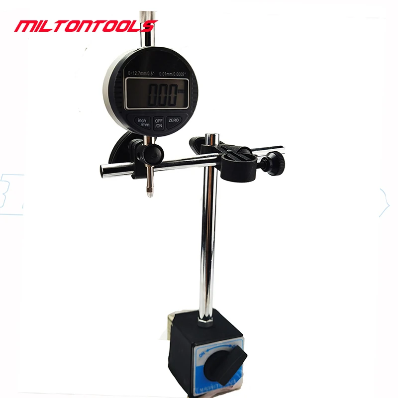0 12.7mm digital indicator + 60kg Magnetic Base with fine adjustment ...