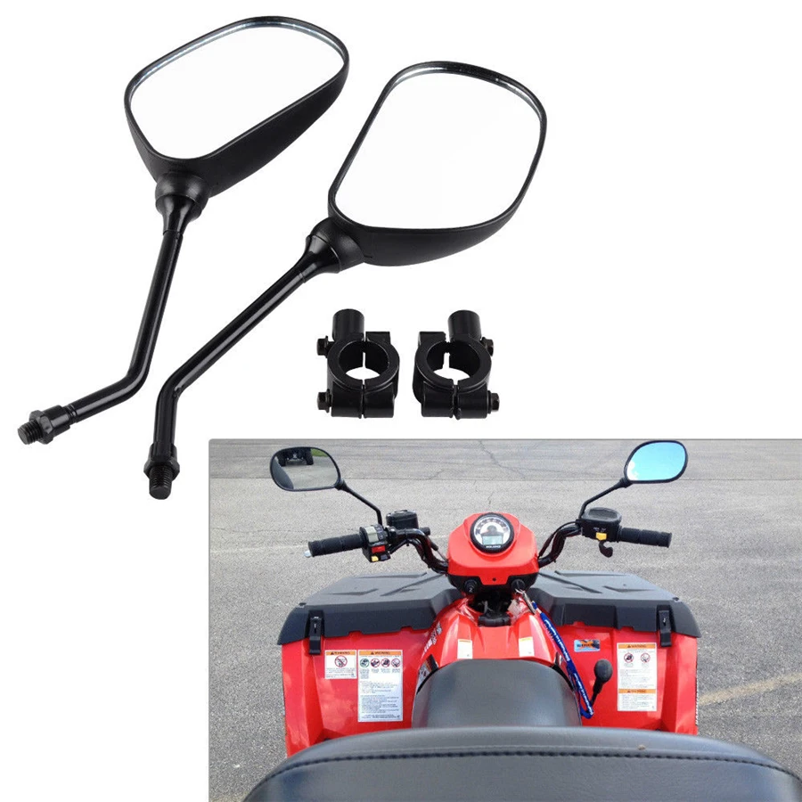 For 22mm Universal ATV Rear View Side Mirrors For Can-Am DS250 ...