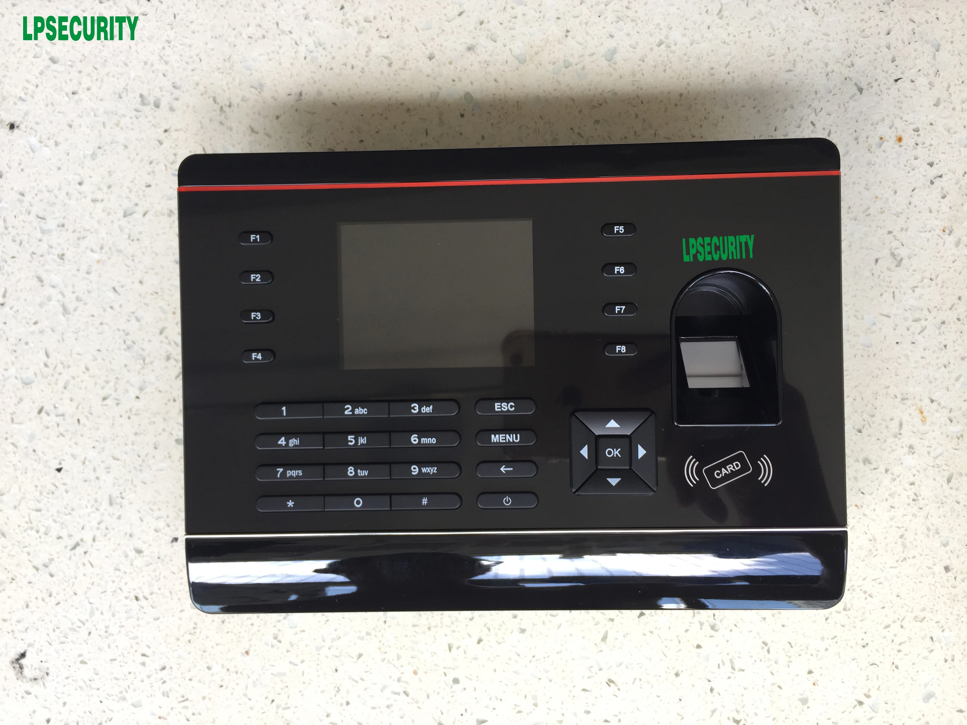 Multi Verification(card +fingerprint + Password ) Time Recorder Clock ...