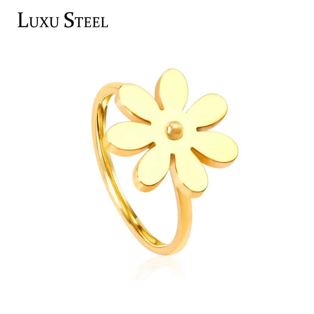 LUXUSTEEL-Wedding-Rings-For-Women-Bijoux-Female-Stainless-Steel-Gold ...