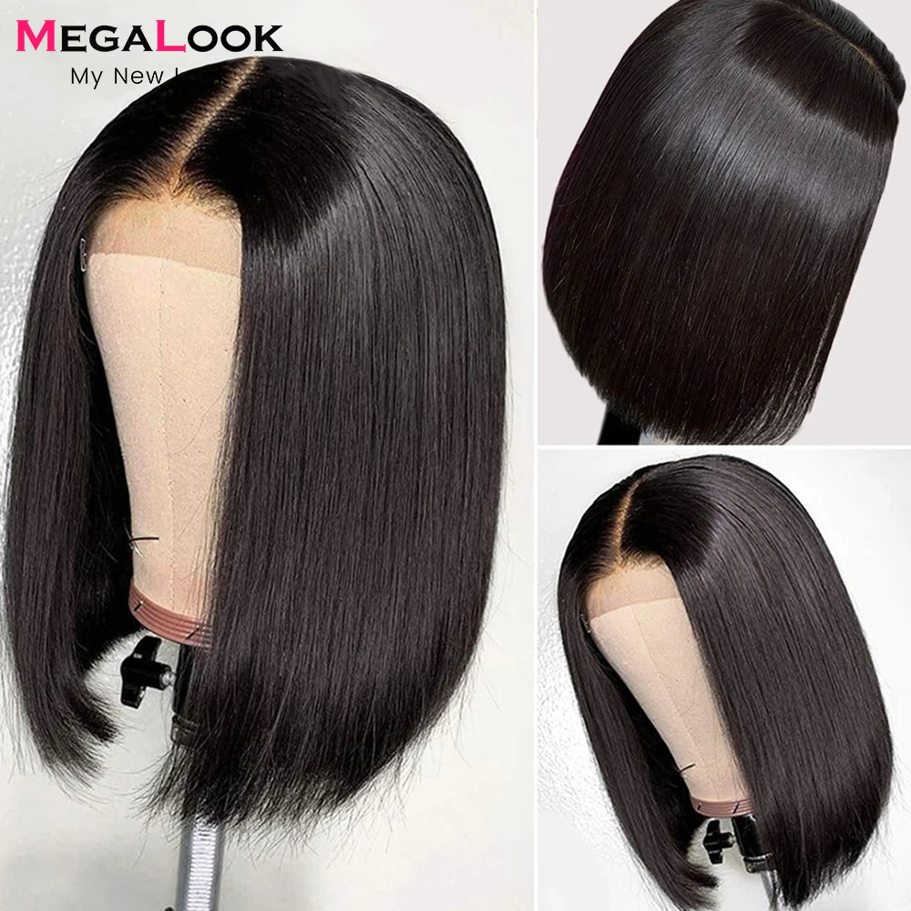 Kim-K-Closure-Wig-Straight-Hair-Wigs-For-Black-Women-Bob-Wigs-Short ...