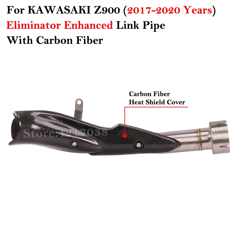 Slip On Motorcycle Exhaust Pipe Modified Moto System For KAWASAKI Z900 ...
