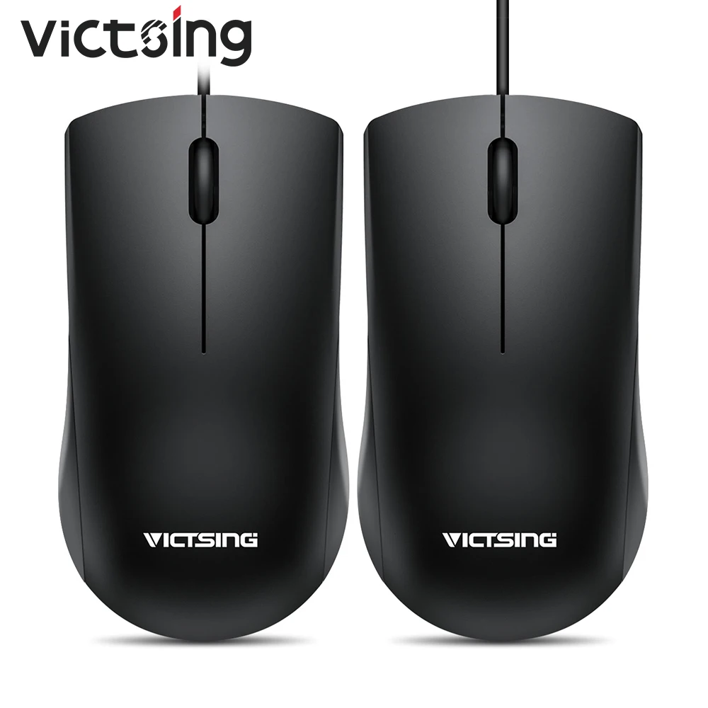 Victsing Pc156 Com Fio Mouse Óptico Usb Ergonômico Computador Mouse ...