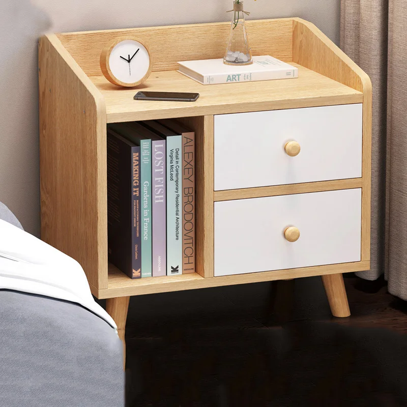 Living-Room-Cabinet-Bedside-Table-Shelf-DIY-Bedroom-Storage-Drawer ...