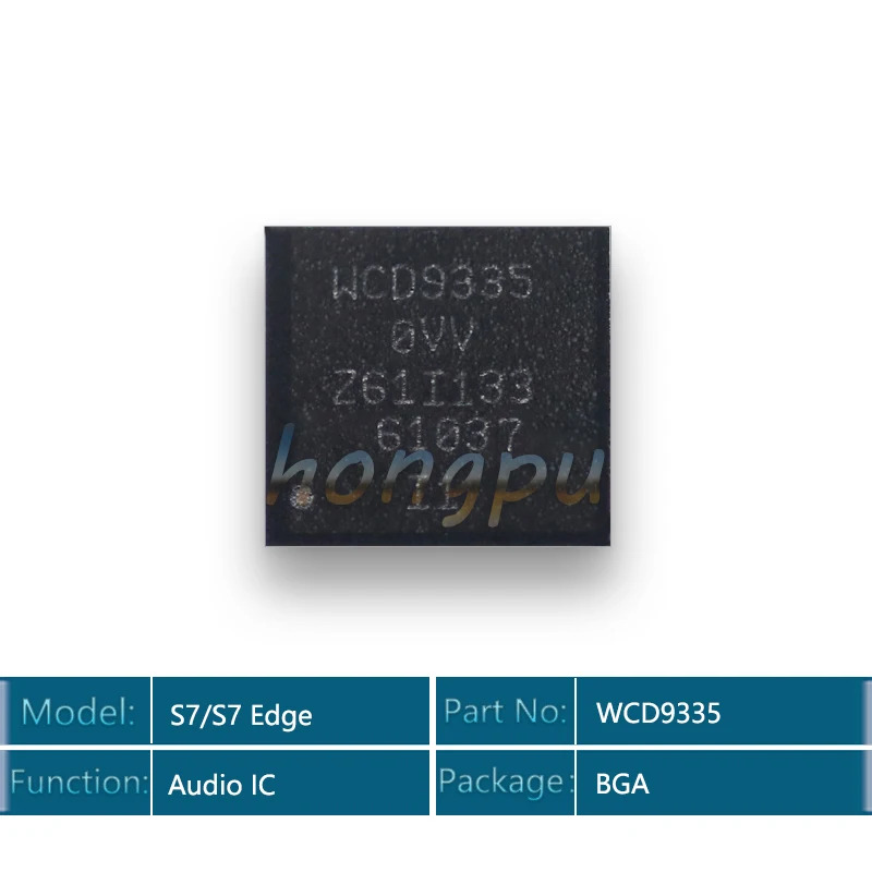 5 unids/lote WCD9335 para samsung S7 G9300/S7 borde G9350 códec de audio ic Chip|Circuitos de ...
