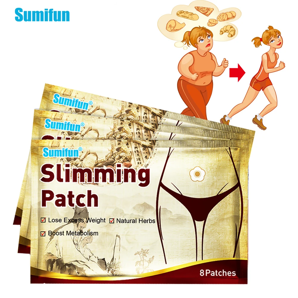 Sumifun 24pcs Hot Burning Fat Patches Slimming Navel Sticker Weight sumifun-24pcs-hot-burning-fat-patches-slimming-navel-sticker-weight