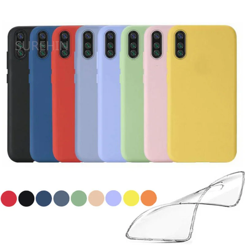 Surehin Soft Case For Huawei Y8p Cover Clear Pink Black Green Purple ...