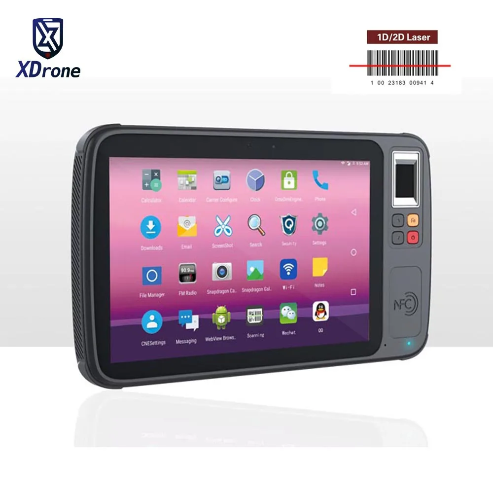 2020 Handheld Pos Fingerprint Scanner Uhf Rfid Tag Mifare Reader ...