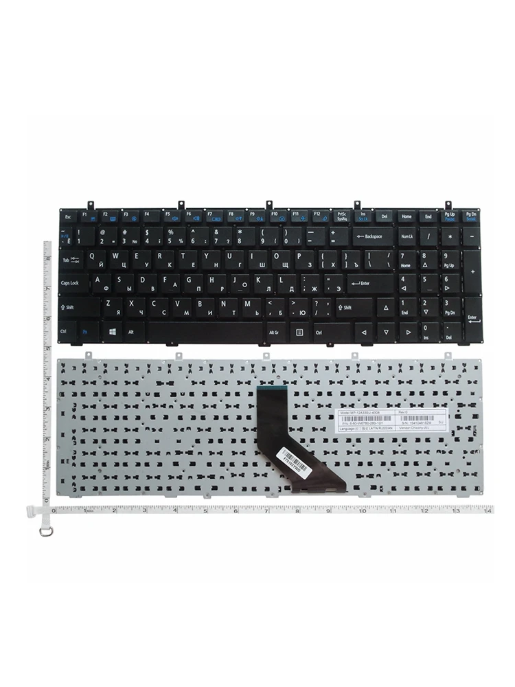Русская клавиатура для DNS Clevo W350 W350ST W350SK W370 W370ST W670 ...