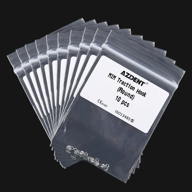 Orthodontic Buttons 10-Pack Dental Orthodontic Lingual Buttons – Round ...