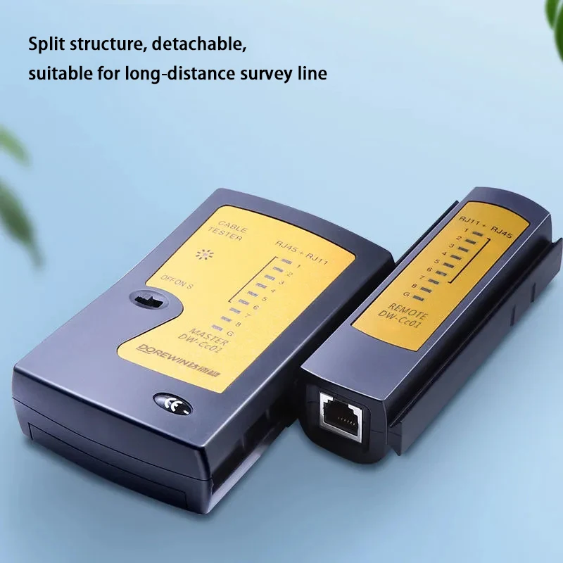 Testeur de continuité de câble réseau LAN RJ45 RJ11 RJ12, outil de Test ...
