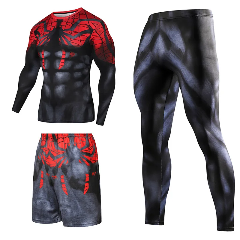 Men-Sportswear-Superhero-Compression-Sport-Suits-Quick-Dry-Clothes ...