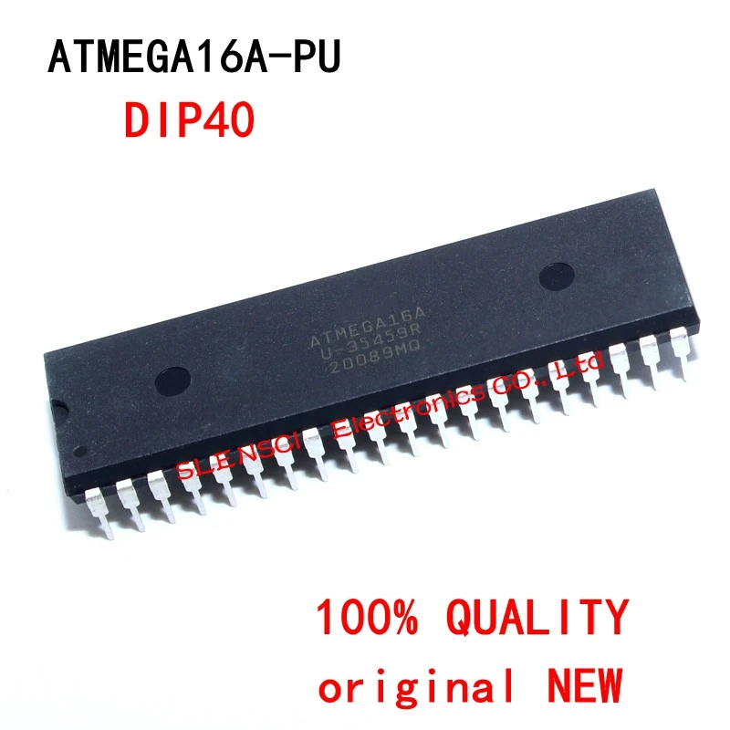 1 2 10pcs/lot ATMEGA16A PU ATMEGA16APU ATMEGA16A ATMEGA16 DIP 40 In ...