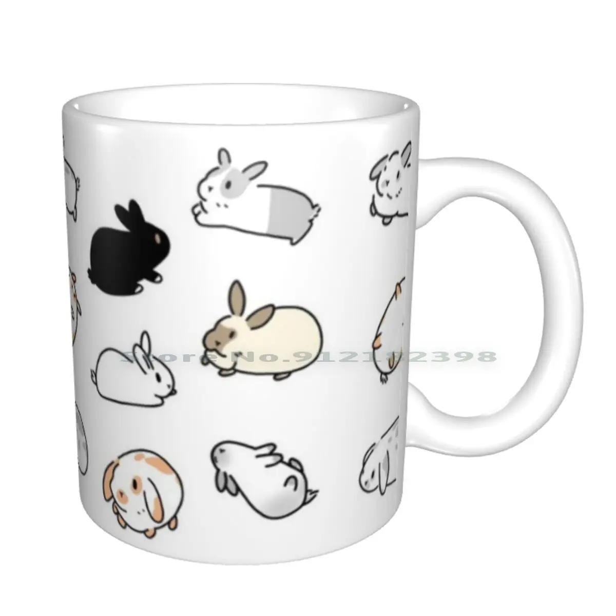 Cute Bunnies In Cups