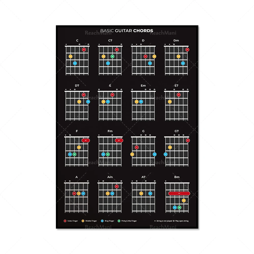 Beginner Guitar Chord Chart