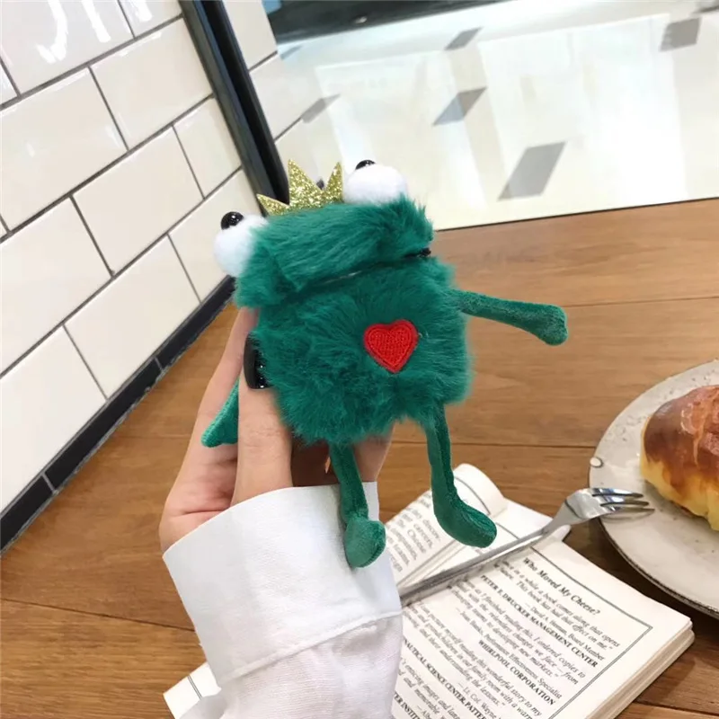 Cute Cartoon Frog Earphone Cases For Airpods 1 2 3 Pro Wireless Frog ...