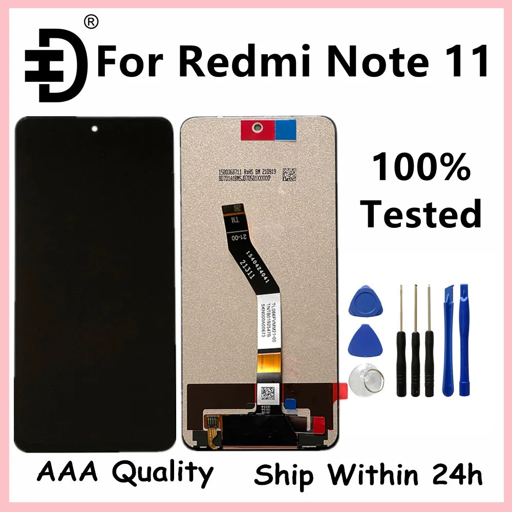 6.6" Original For Xiaomi Redmi Note 11 LCD Display Touch Screen ...