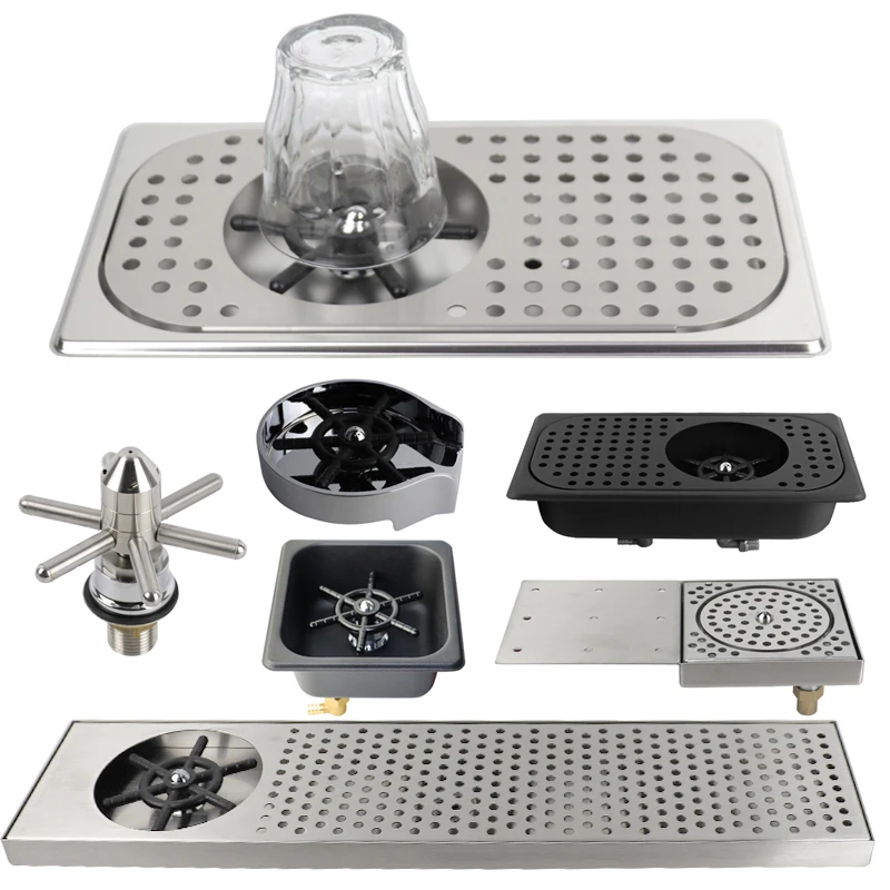 Glass Rinser Diameter Stainless Steel Rinser for Beer Milk Tea Cup ...