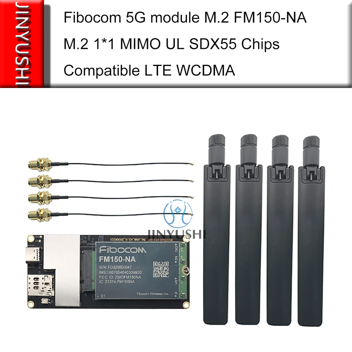 Fibocom 5g Module M.2 Fm150-na M.2 Sdx55 Chips Support B66 B71 Sa&nsa ...