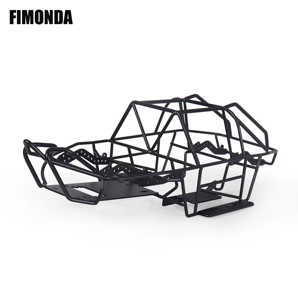 Full Tube Frame Body Metal Roll Cage Chassis for 1/10 RC Rock Crawler ...
