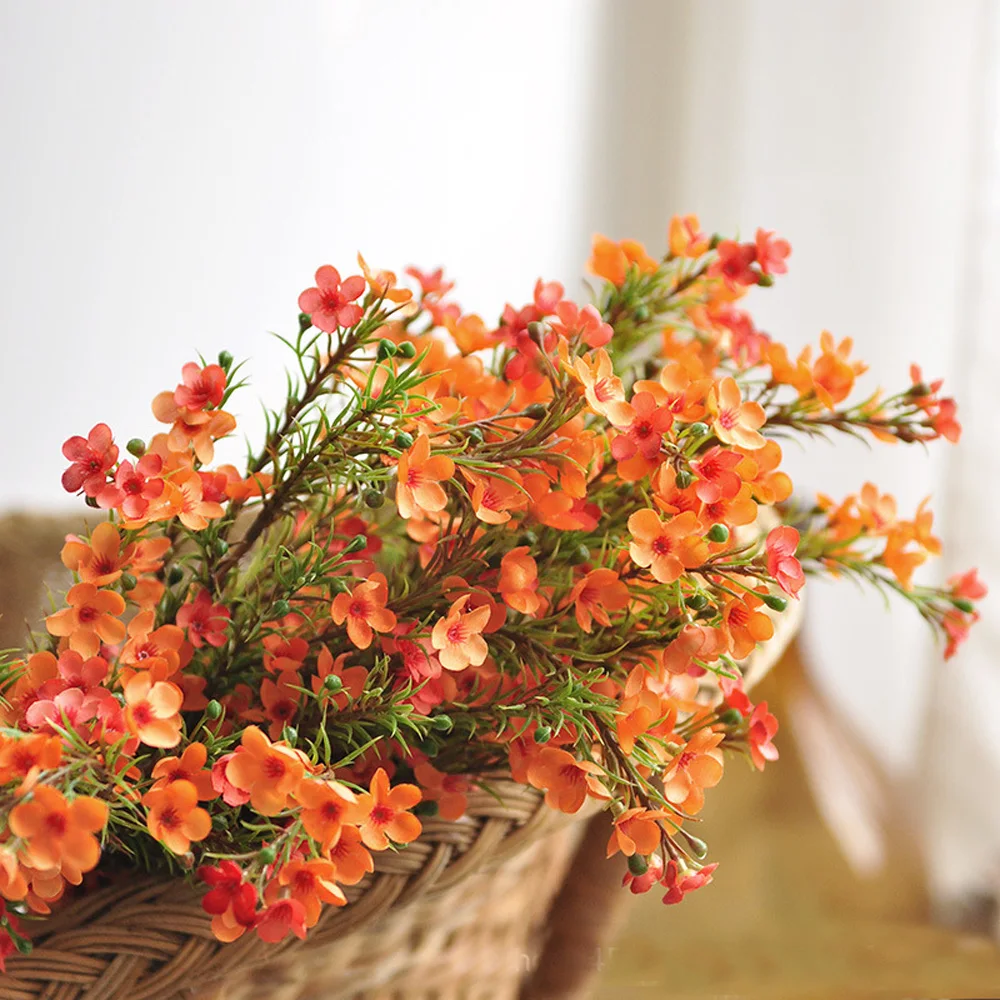 Orange Wax Flower Bouquet