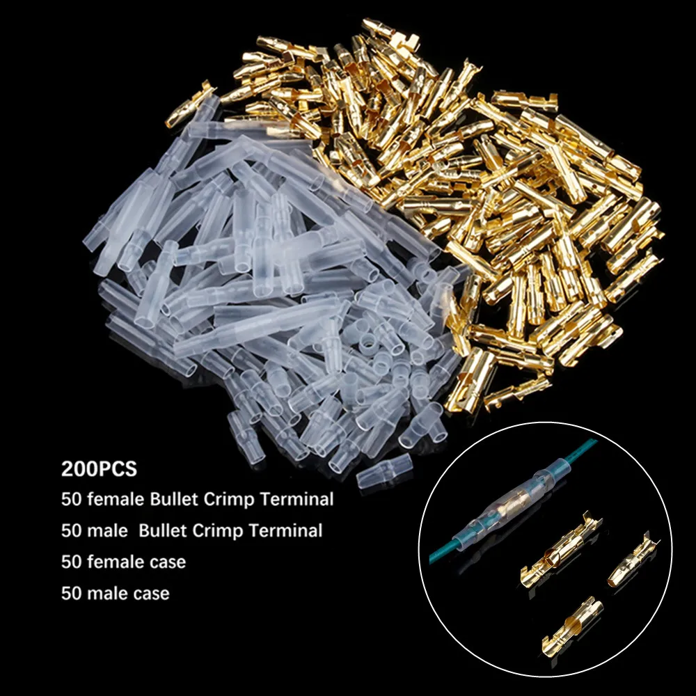 200-240Pcs-Crimping-Terminal-set-4mm-Bullet-Crimp-Terminal-Wire ...