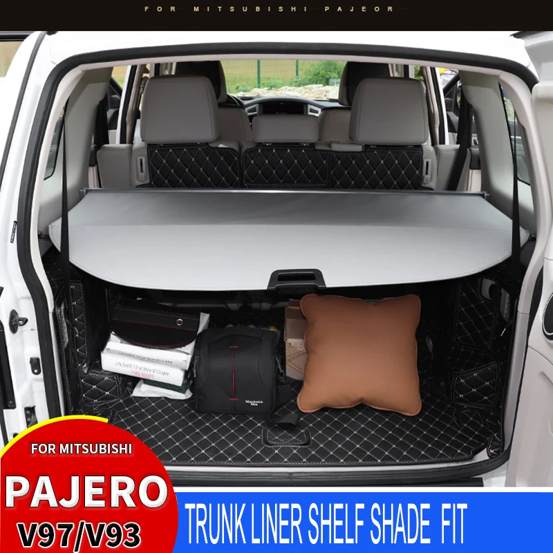 Car-Trunk-sun-blind-Shade-Cover-For-Mitsubishi-Pajero-Storage-Shelf ...