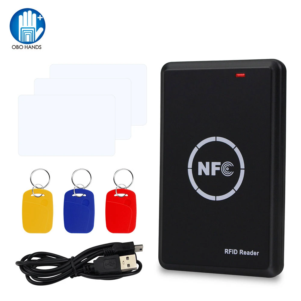 125khz 13.56mhz Rfid Copier Duplicator Nfc Smart Card Reader Writer ...