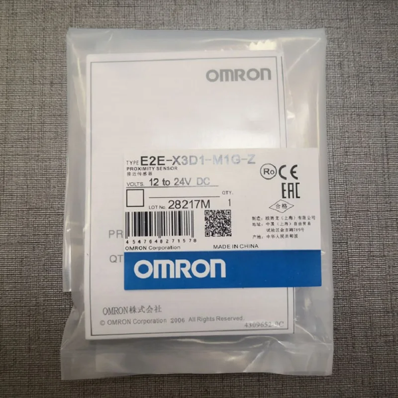 Omron 근접 센서 E2E-X3D1-M1G-Z E2E-X3D2-M1G-Z 0.3 0.3M E2E-X3D1-M1GJ-Z 0.3M