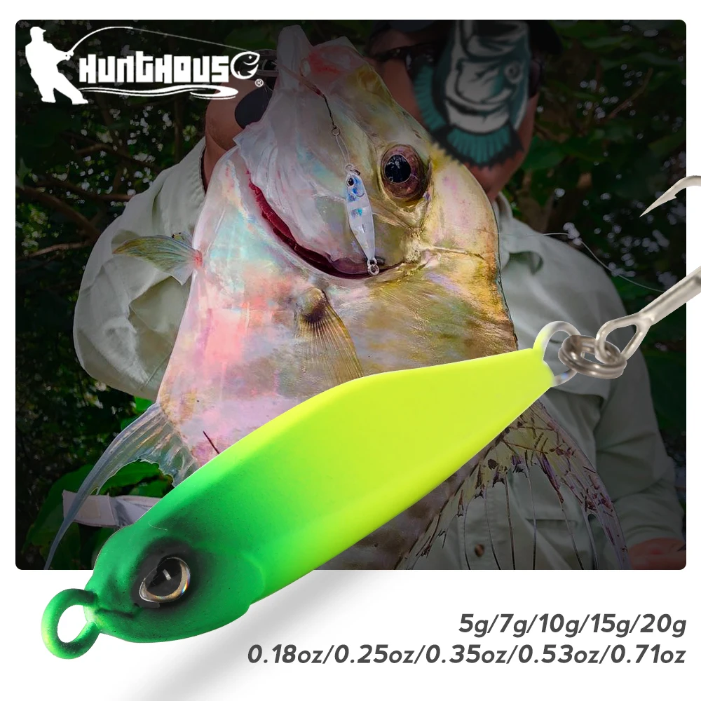 Hunthouse-Spoon-Fishing-Lure-Metal-Micro-Jig-Fishing-Lure-Casting-Lead ...