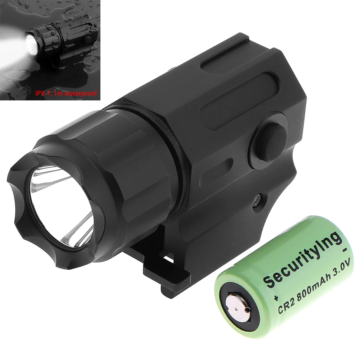 SecurityIng Waterproof XP G R5 LED Tactical Flashlight Mini Military ...