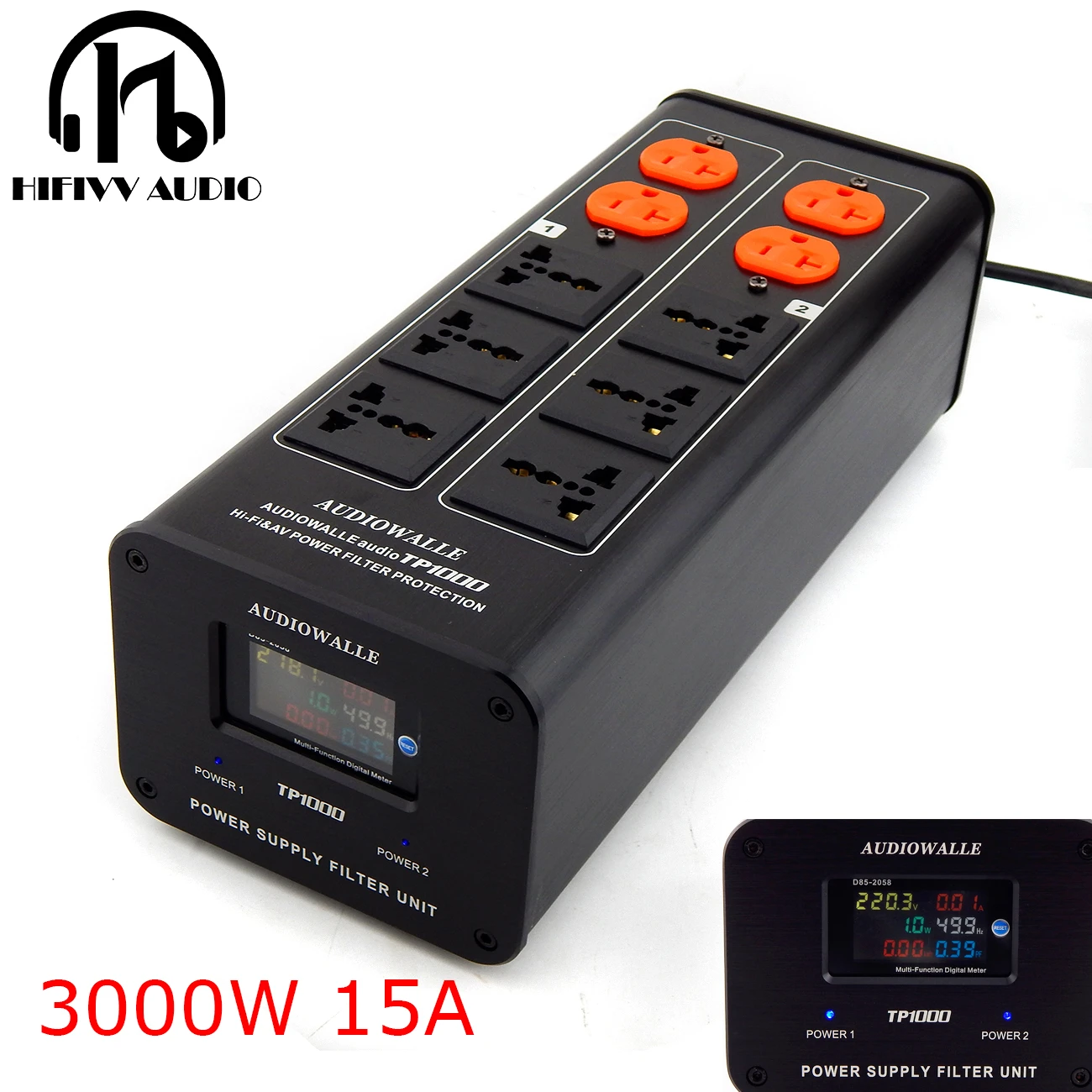 3000w 15a Audio Noise Ac Power Filter For Hifi Audio System 15a ...