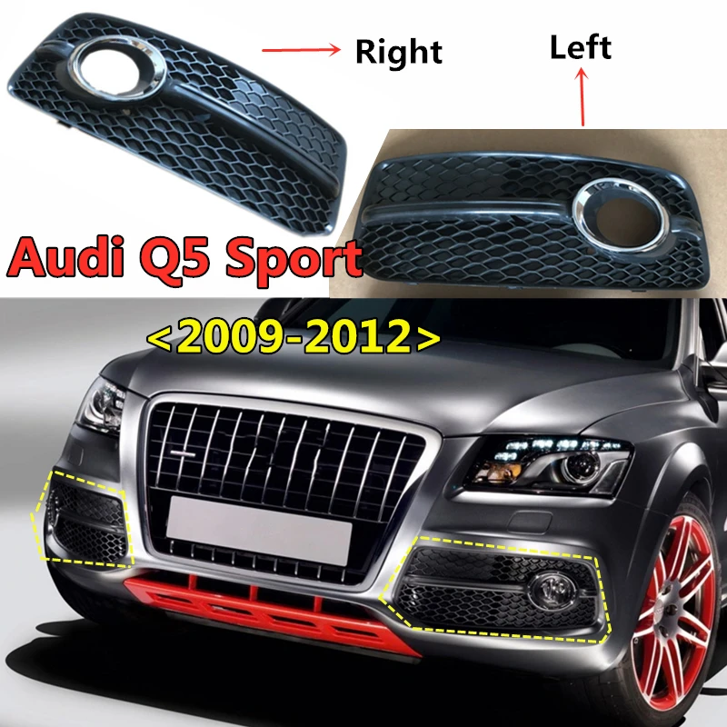 Car-Facelift-Fog-lamp-Grille-For-Audi-Q5-S-line-SQ5-Sport-2009-2010 ...