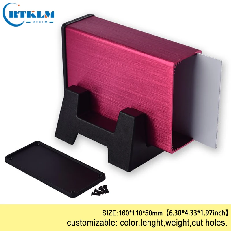 Aluminium enclosure for electronic project box DIY metal junction box ...