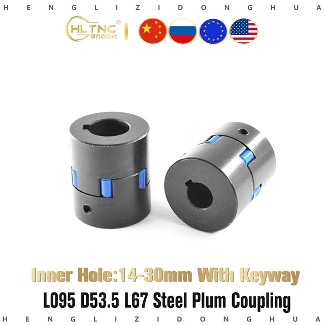 L095 D53.5 L67 45# Acél 3 Állkapocs -Motor Tengelye Atapter Átmeneti ...