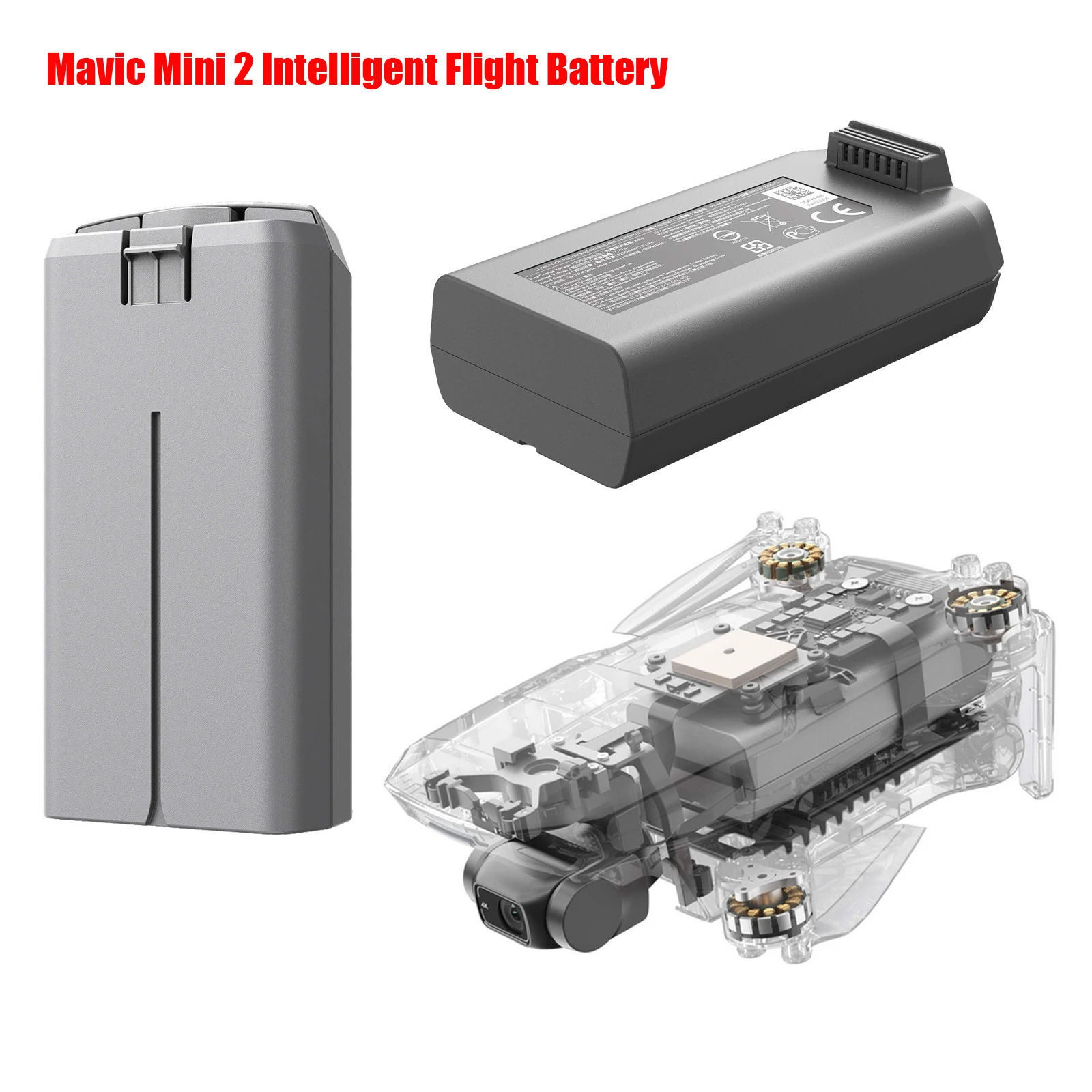 流行に DJI MINI 2 ドローン + インテリジェント フライトバッテリー DJI mAh Intelligent Flight ...