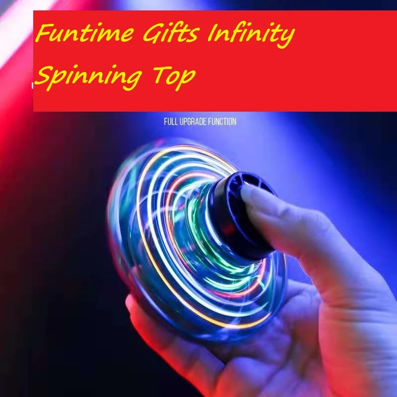 Funtime Gifts Infinity Spinning Top with LED Lights|Educational ...