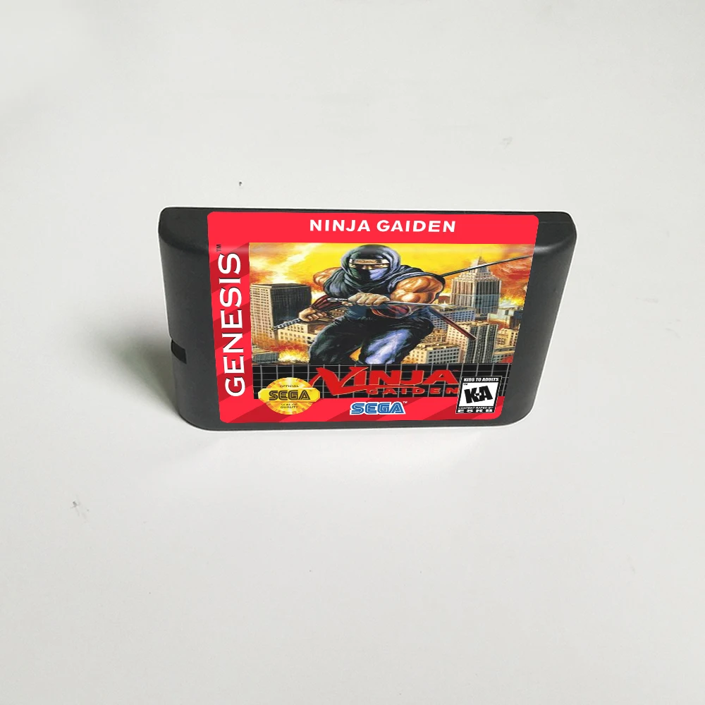 Ninja Gaiden 16 Bit MD Game Card for Sega Megadrive Genesis Video Game ...
