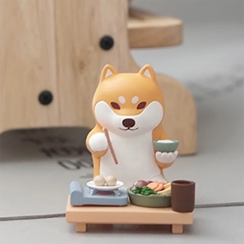 Blind Random Box Toys Shiba Inu Be A Salted Fish At Home Series ...